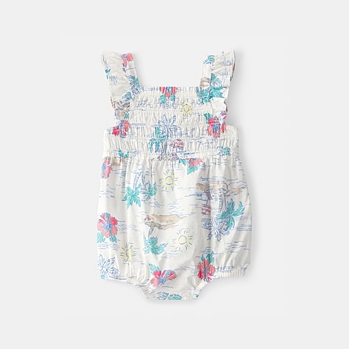 Click here for Carters Baby Girls Tropical Beach Sleeveless Rompe... prices