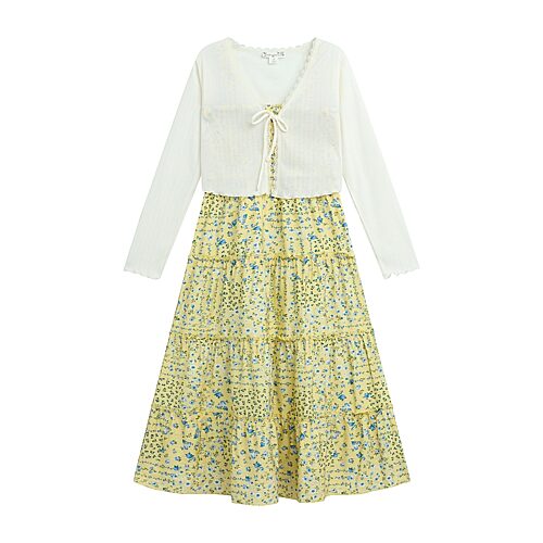 Click here for by&by girl Big Kid Girls Floral 2-pc. Dress Set  1... prices