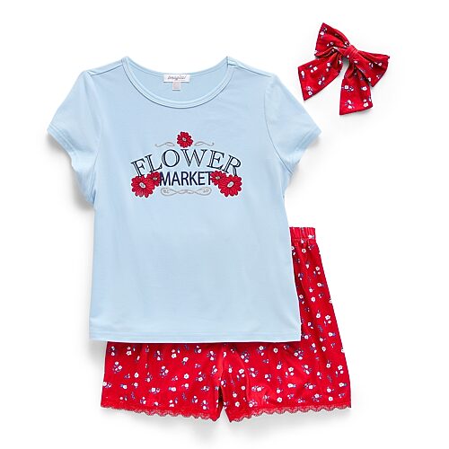 Click here for Btween Little & Big Kid Girls Round Neck Short Sle... prices