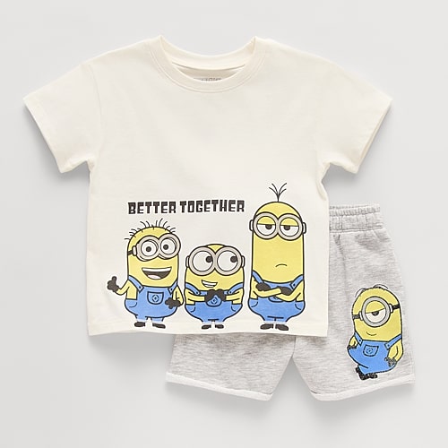Click here for Grayson Little Toddler Boys Minions 2-pc. Short Se... prices