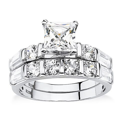 Click here for DiamonArt Womens 3 1/2 CT. T.W White Cubic Zirconi... prices