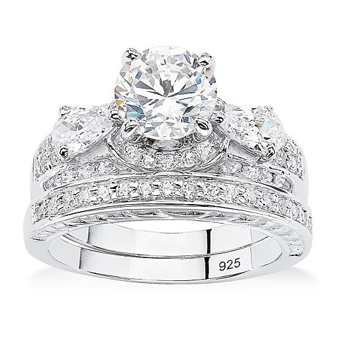 Click here for DiamonArt Womens 3 1/2 CT. T.W White Cubic Zirconi... prices