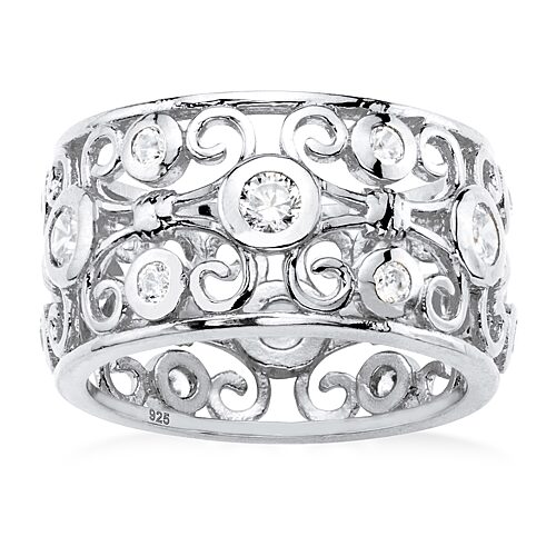 Click here for DiamonArt Womens 1 CT. T.W. White Cubic Zirconia S... prices