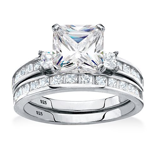 Click here for DiamonArt Womens 3 1/2 CT. T.W White Cubic Zirconi... prices