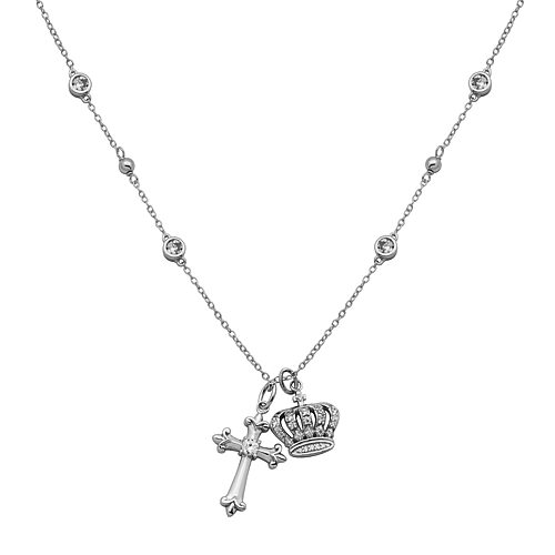Click here for Diamonart Womens White Cubic Zirconia Sterling Sil... prices