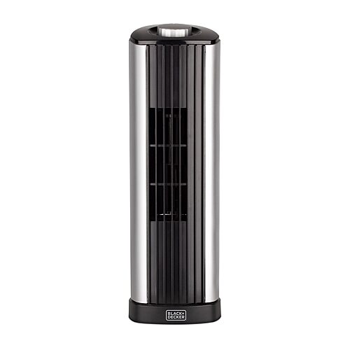 13in Mini Tower Fan - Black