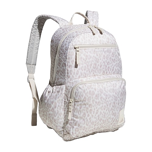 adidas Unisex Lineage Leopard Print Backpack - Light Beige