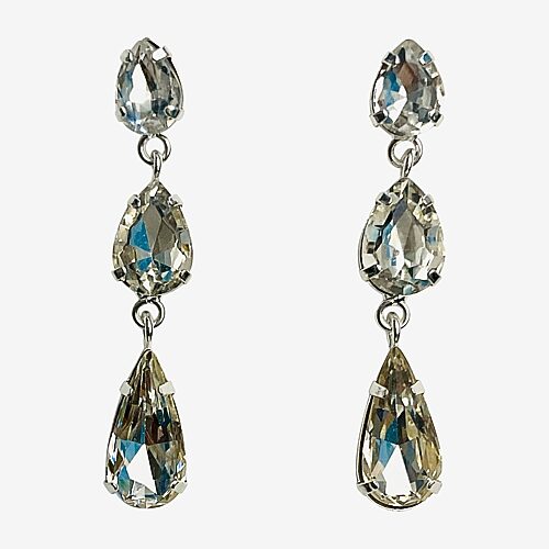 Click here for Bijoux Bar Bijoux Bar Womens Glass Pear Drop Earri... prices