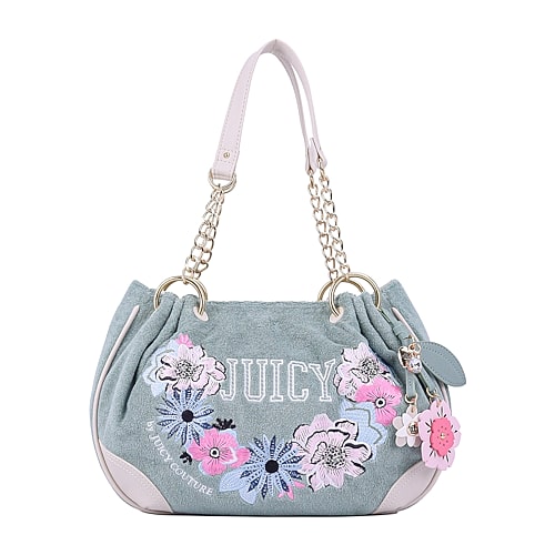 Click here for Juicy By Juicy Couture Retro Bloom Scoop Satchel... prices