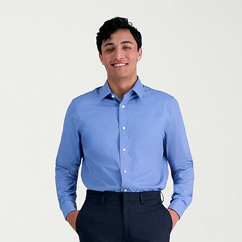 Click here for Haggar Mens Premium Comfort Slim Fit Dress Shirt -... prices