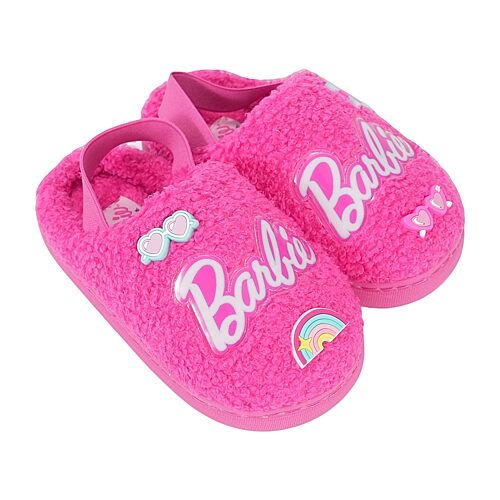 Click here for Barbie Toddler Faux Fur Slip-On Slippers - Hot pin... prices