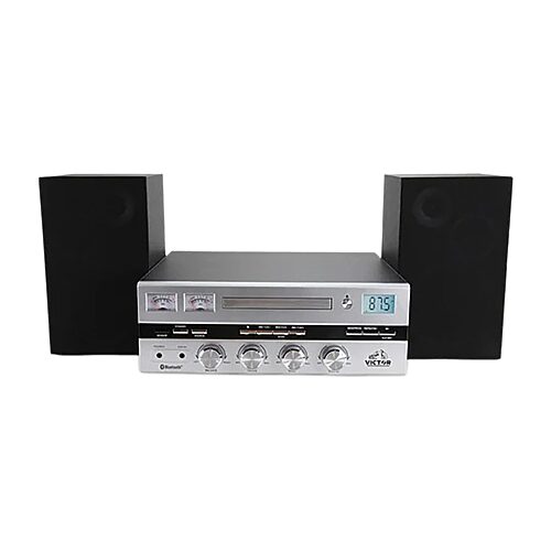 Victor Milwaukee II Desktop Bluetooth CD Player Stereo System
