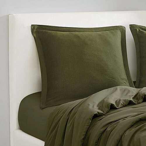 Click here for Brooklyn Loom Flax Linen Euro Sham prices