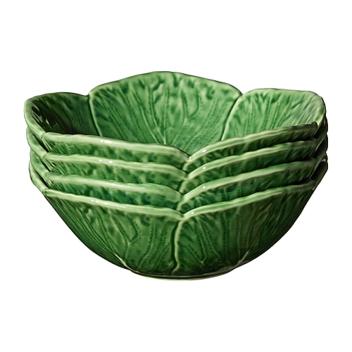 Click here for Certified International Le Jardin Cabbage 4-pc. St... prices