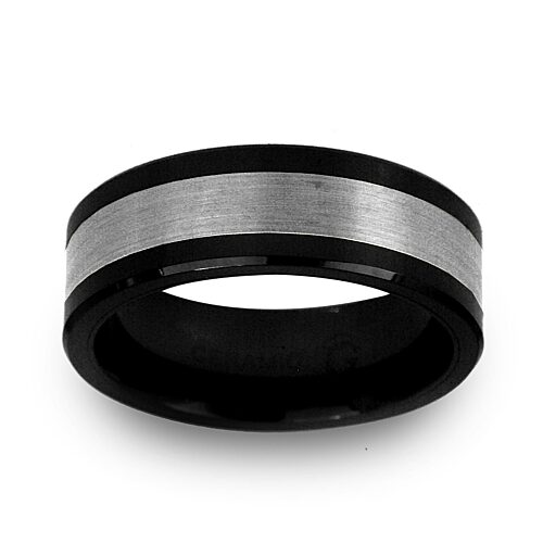 Click here for Mens 6MM Ceramic Wedding Band  8 prices