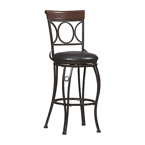 Click here for Circles-Back Swivel Barstool  One Size  Black prices