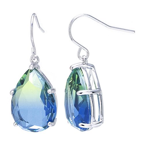 Click here for Sparkle Allure Womens Blue Pure Silver Over Brass... prices