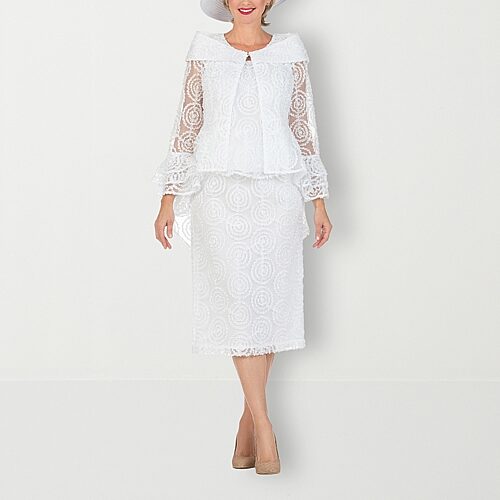 Click here for Giovanna Signature Suit Set-Plus 3-pc.  2x  White prices