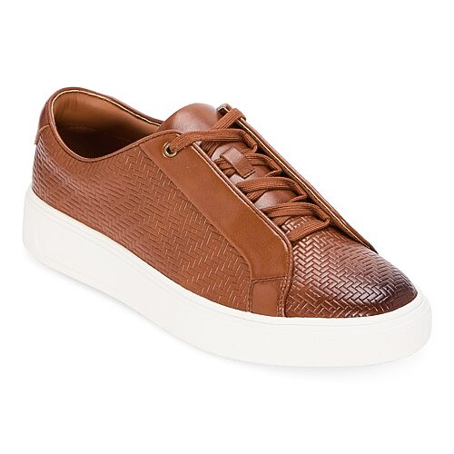 J. Ferrar Russel Mens Round Closed Toe Slip-On Shoe  10 Medium  Brown