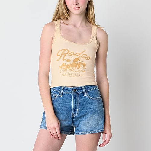 Click here for Arizona Womens Juniors Sleeveless Tank Top  X-larg... prices