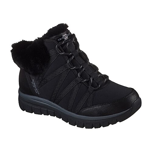 Click here for Skechers Womens Graceful Flat Heel Lace Up Boots... prices