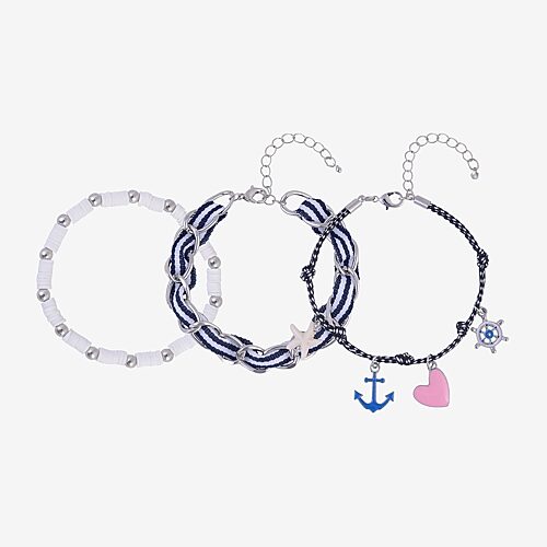 Click here for Arizona Girls 3-pc. Bracelet Set  One Size  Multip... prices
