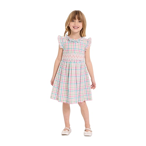 Click here for Bonnie Jean Little Girls Sleeveless Flutter A-Line... prices