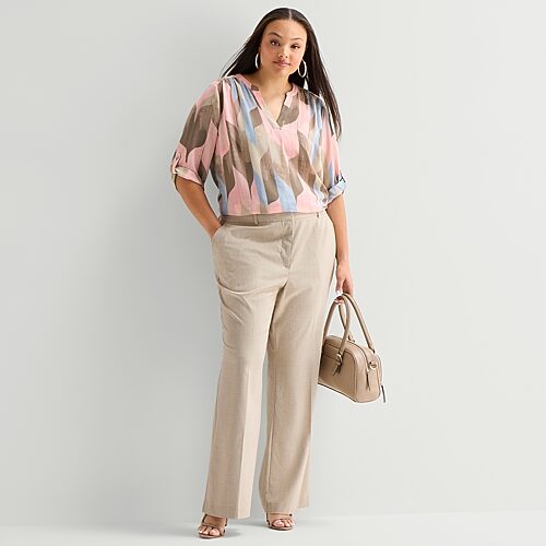 Click here for Worthington Plus Womens Modern Perfect Trouser  20... prices