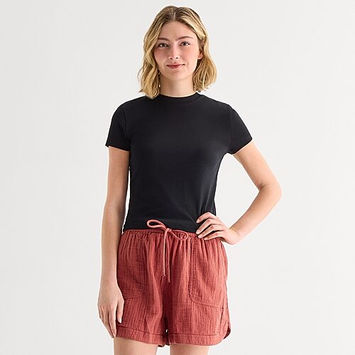 Click here for A.N.A Perfect Tee Womens Tall Crew Neck Short Slee... prices