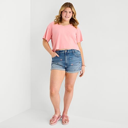 Click here for Arizona Curvy Womens 2 1/2 Mid Rise Juniors Plus D... prices