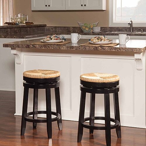 Click here for Maya Swivel Bar Stool  One Size  Black prices
