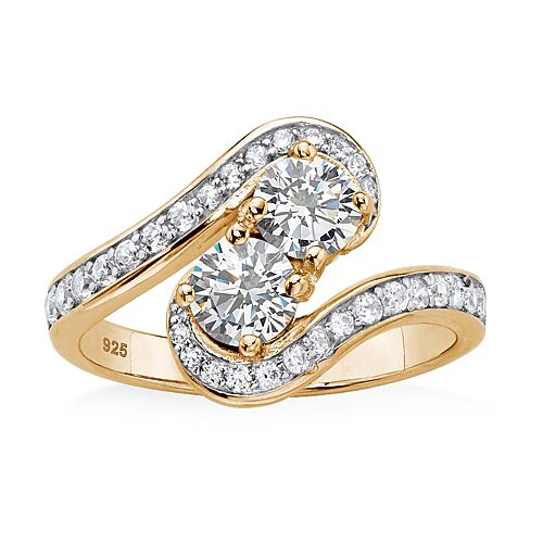 Click here for DiamonArt Womens 1 3/8 CT. T.W. White Cubic Zircon... prices
