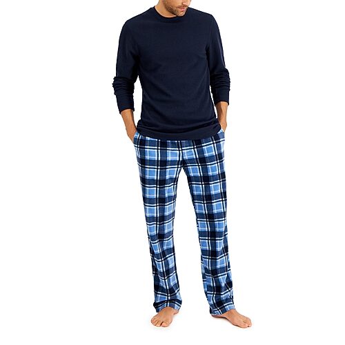 Click here for Hanes Mens Fleece Crew Neck Long Sleeve 2-pc. Paja... prices