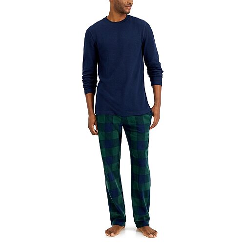 Click here for Hanes Mens Fleece Crew Neck Long Sleeve 2-pc. Paja... prices