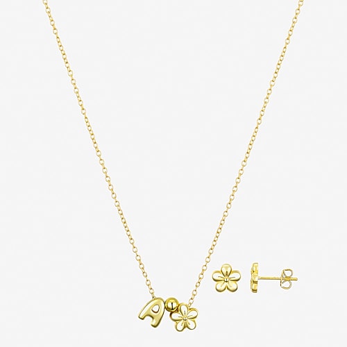 Click here for Bijoux Bar Delicates Womens Flower 2-pc. Jewelry S... prices