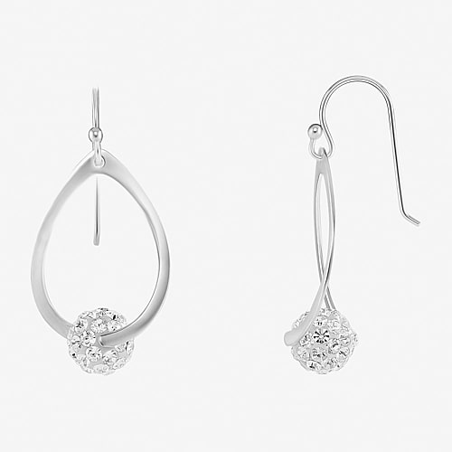Click here for Sparkle Allure Womens White Crystal Pure Silver Ov... prices