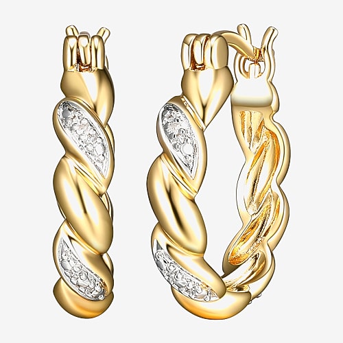 Click here for Sparkle Allure Diamond Accent 18K Gold Over Brass... prices