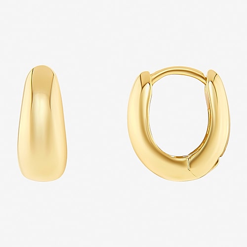 Click here for Silver Reflections Womens 14K Gold Over Brass 12mm... prices