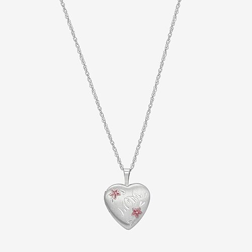 Click here for Womens Sterling Silver 18 Inch Locket Necklace  On... prices