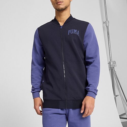 PUMA Mens Lightweight Bomber Jacket  Small  Blue