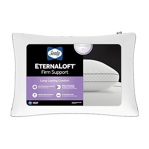 Click here for Sealy EternaLoft Firm Support Pillow  One Size  Wh... prices