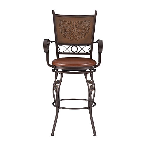 Click here for Merrimac Big & Tall Swivel Barstool  One Size  Bro... prices