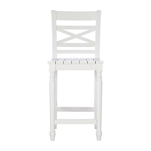 Click here for Asher Bar & Counter Stools in White Wood  One Size... prices