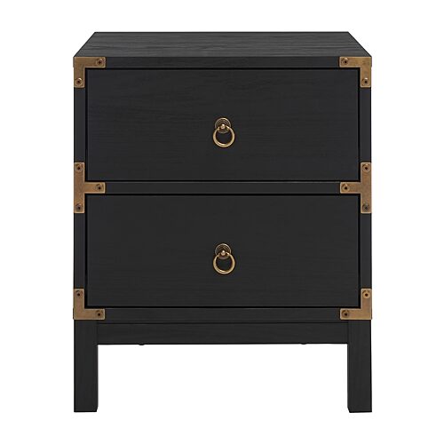 Click here for Safavieh Galio 2-Drawer Nightstand  One Size  Blac... prices