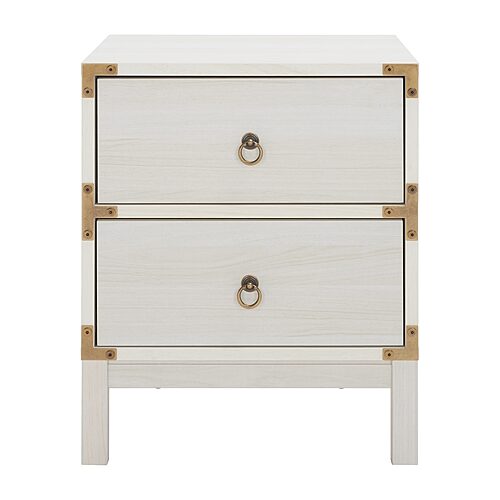 Click here for Safavieh Galio 2-Drawer Nightstand  One Size  Whit... prices