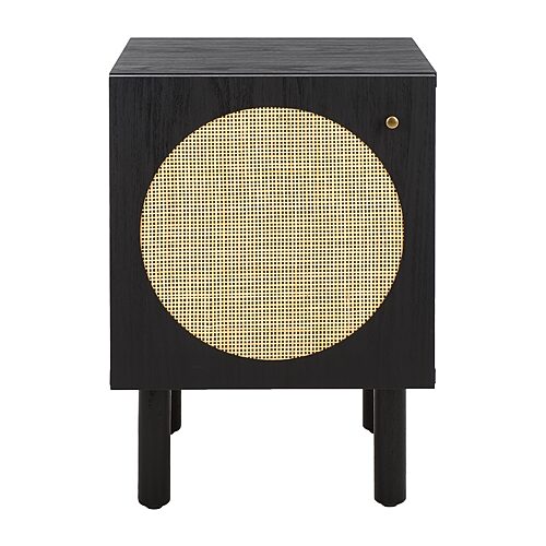 Click here for Ophelia 1 Door Nightstand  One Size  Black prices
