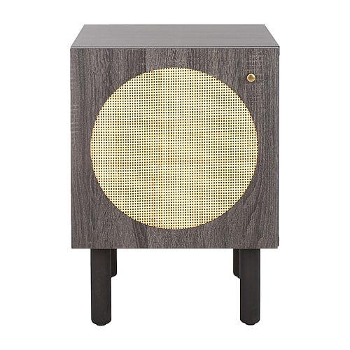 Click here for Ophelia 1 Door Nightstand  One Size  Black prices
