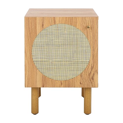 Click here for Ophelia 1 Door Nightstand  One Size  Brown prices