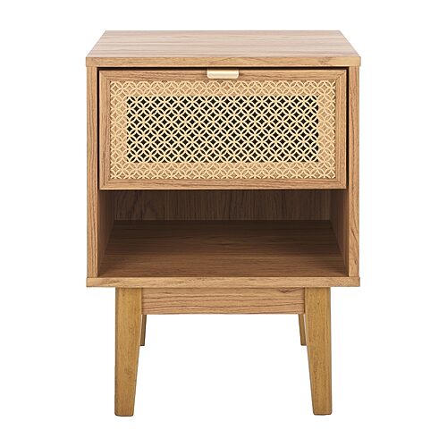 Safavieh Ceu 1-Drawer Nightstand  One Size  Brown