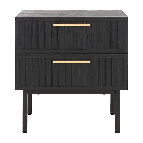 Click here for Safavieh Axelle 2-Drawer Nightstand  One Size  Bla... prices